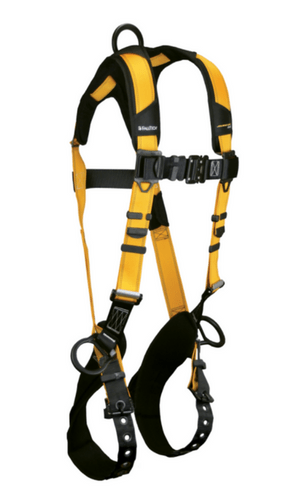 FallTech 7021BQC Journeyman Flex Aluminum 1D Ring Full Body Harness ...
