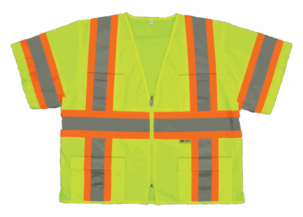 ANSI CLASS 3 ALL MESH LIME SAFETY VEST | Equipment Direct