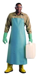 Ansell 56-102 Green 18 Mil PVC Heavy Duty Apron